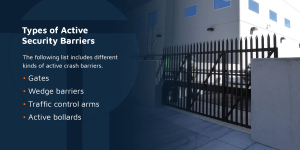 Active vs. Passive Vehicle Barriers | TYMETAL